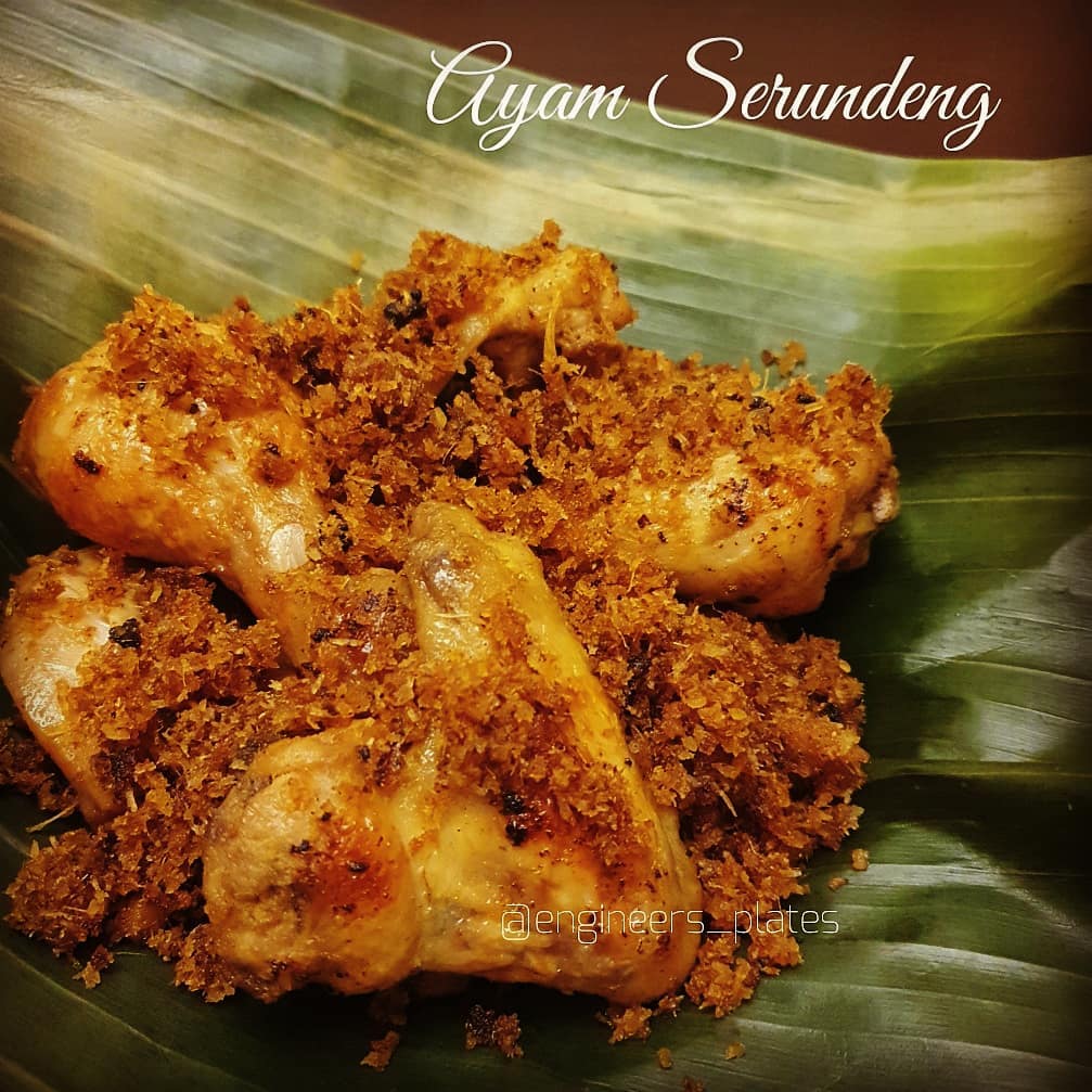Ayam Serundeng ( Fried Chicken With Shredded Coconut ) Recipe from ...