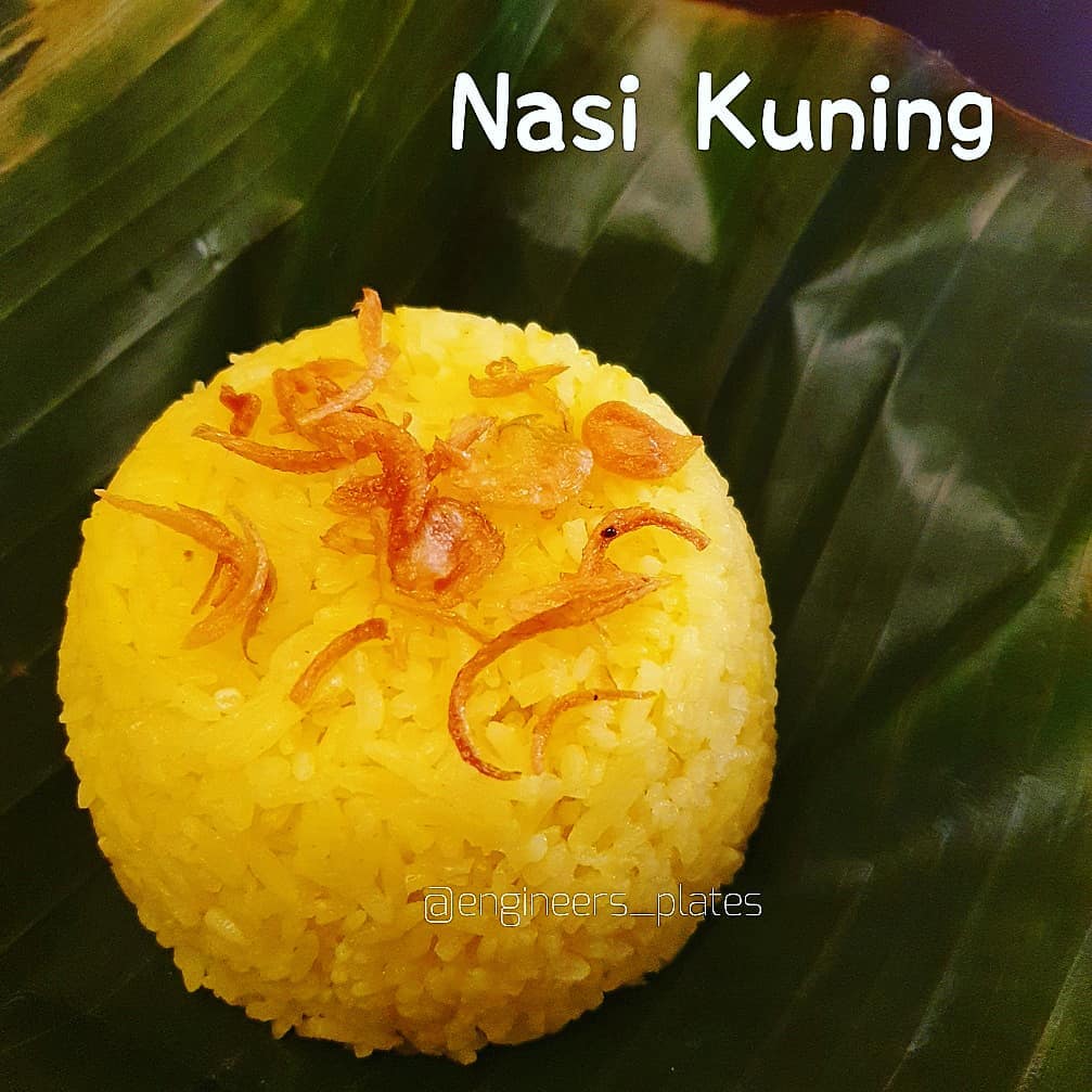Nasi Kuning (Yellow Rice) Recipe from @engineers_plates - Fooooods.com