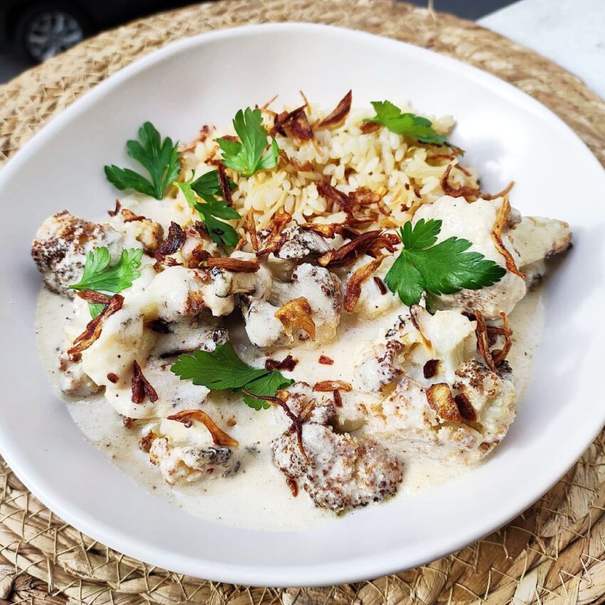 Zahra Bi'laban (Cauliflower In Yoghurt) Recipe from ...