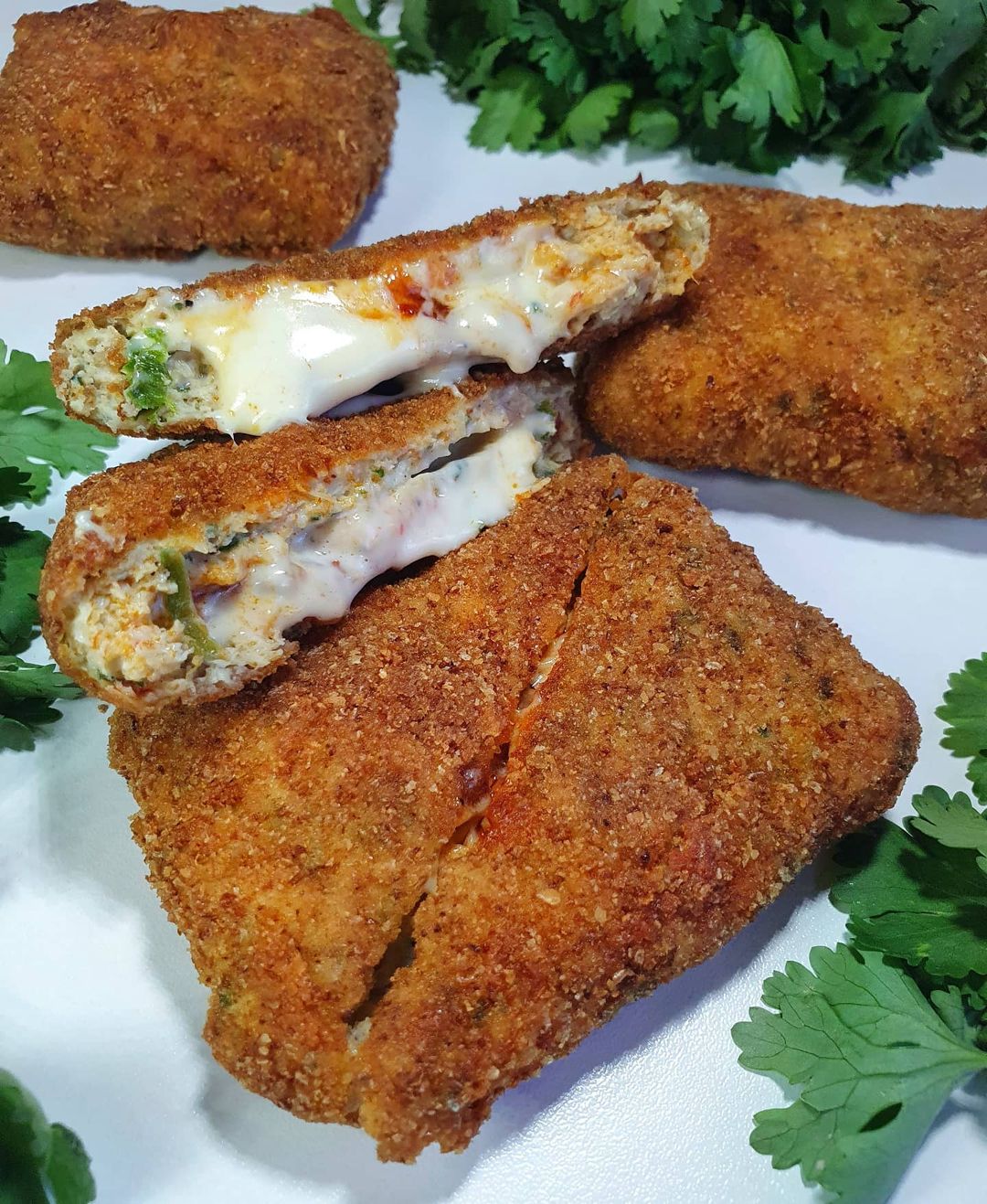 Chicken Cheese Squares Recipe from @the_kitchen_girl - Fooooods.com