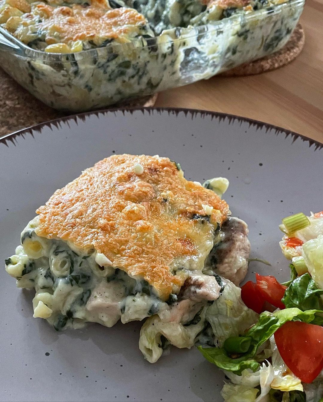 Chicken Spinach Negresco Recipe from @beebskitchen - Fooooods.com