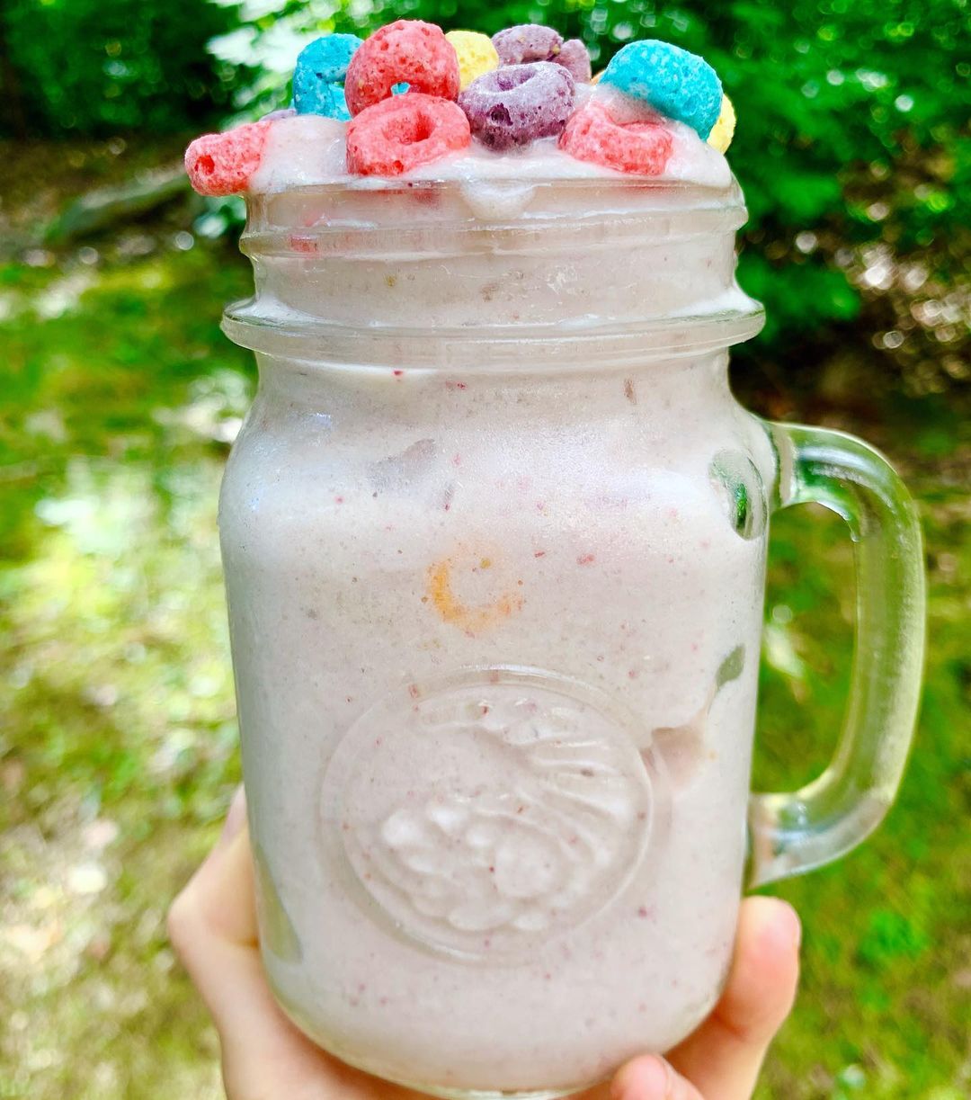 Froot Loops Protein Blizzard Recipe from @freshfitfoody - Fooooods.com