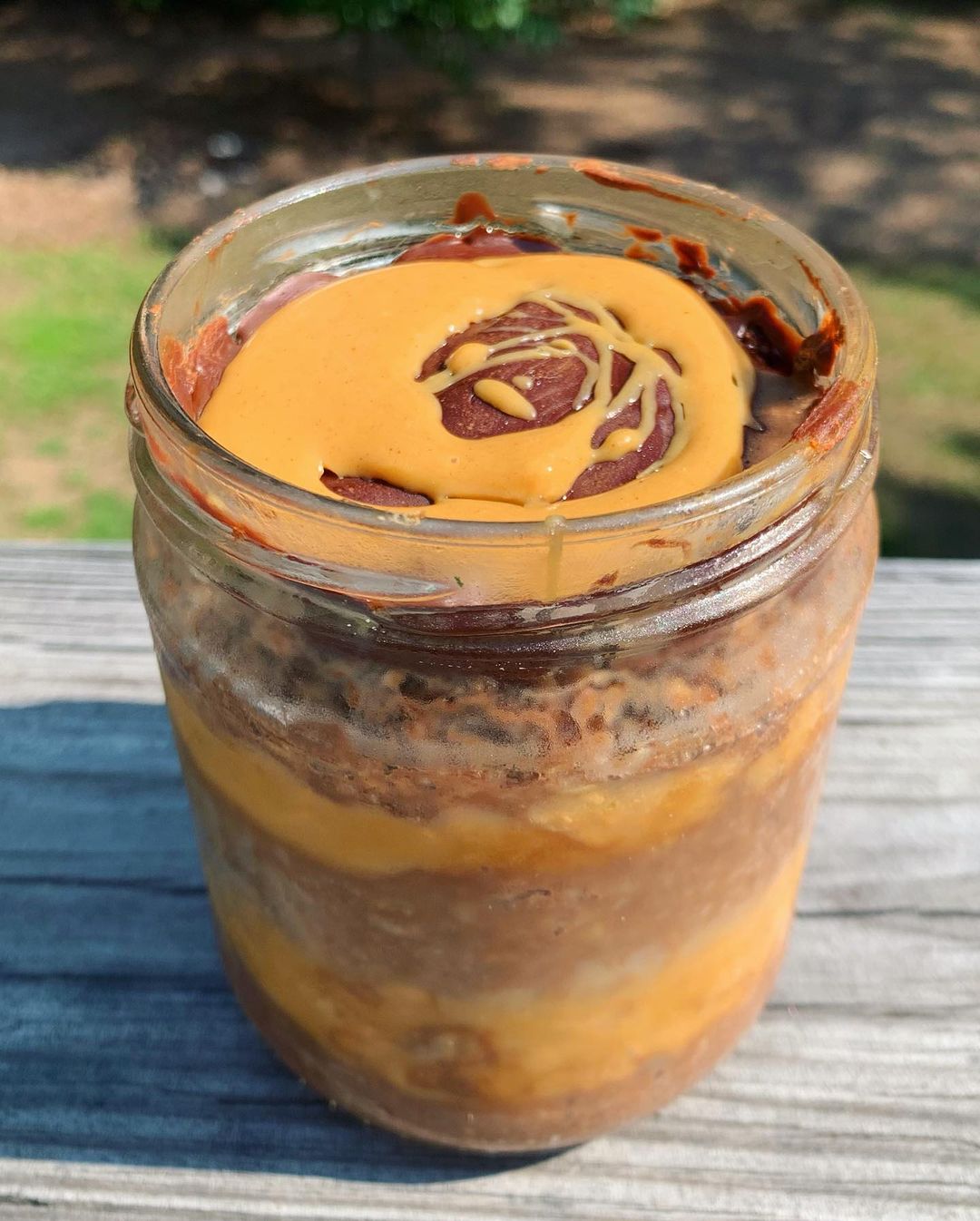 Hard Shell Chocolate Peanut Butter Overnight Proats Recipe from ...