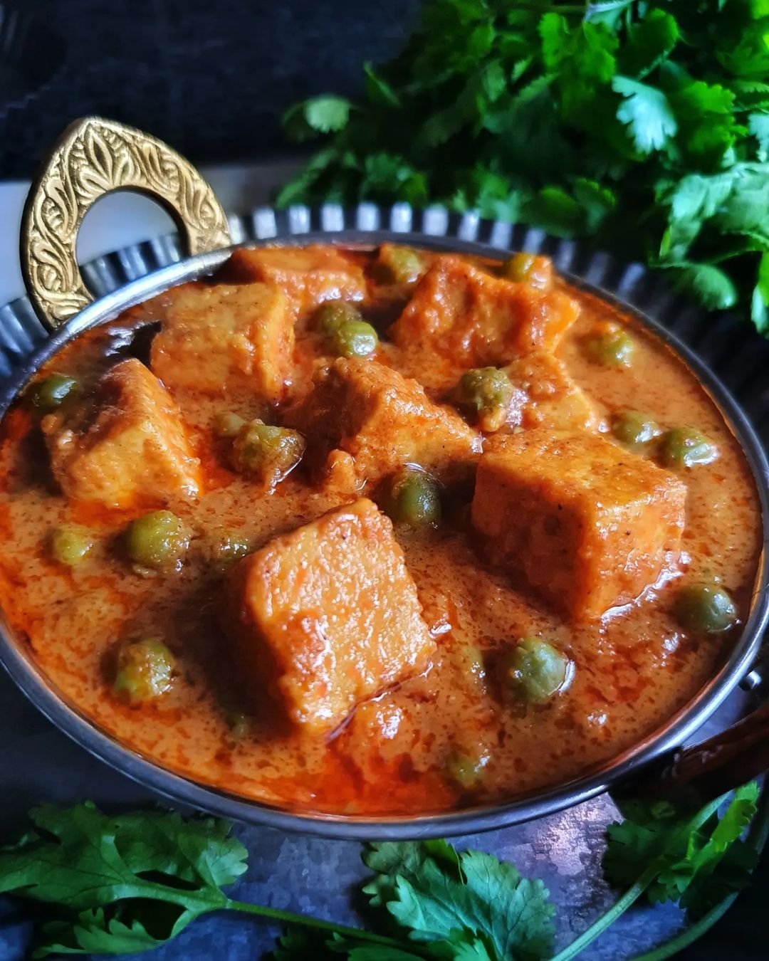 Matar Paneer (Peas And Paneer) Recipe from @the_kitchen_girl - Fooooods.com