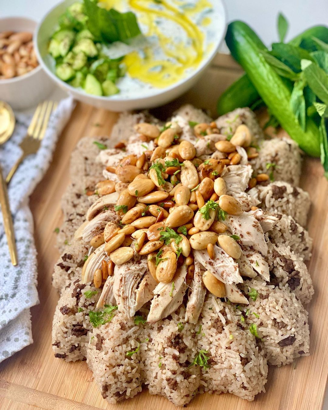 Rice & Chicken (Rizz 3a Djaj) Recipe from @mouracooks - Fooooods.com