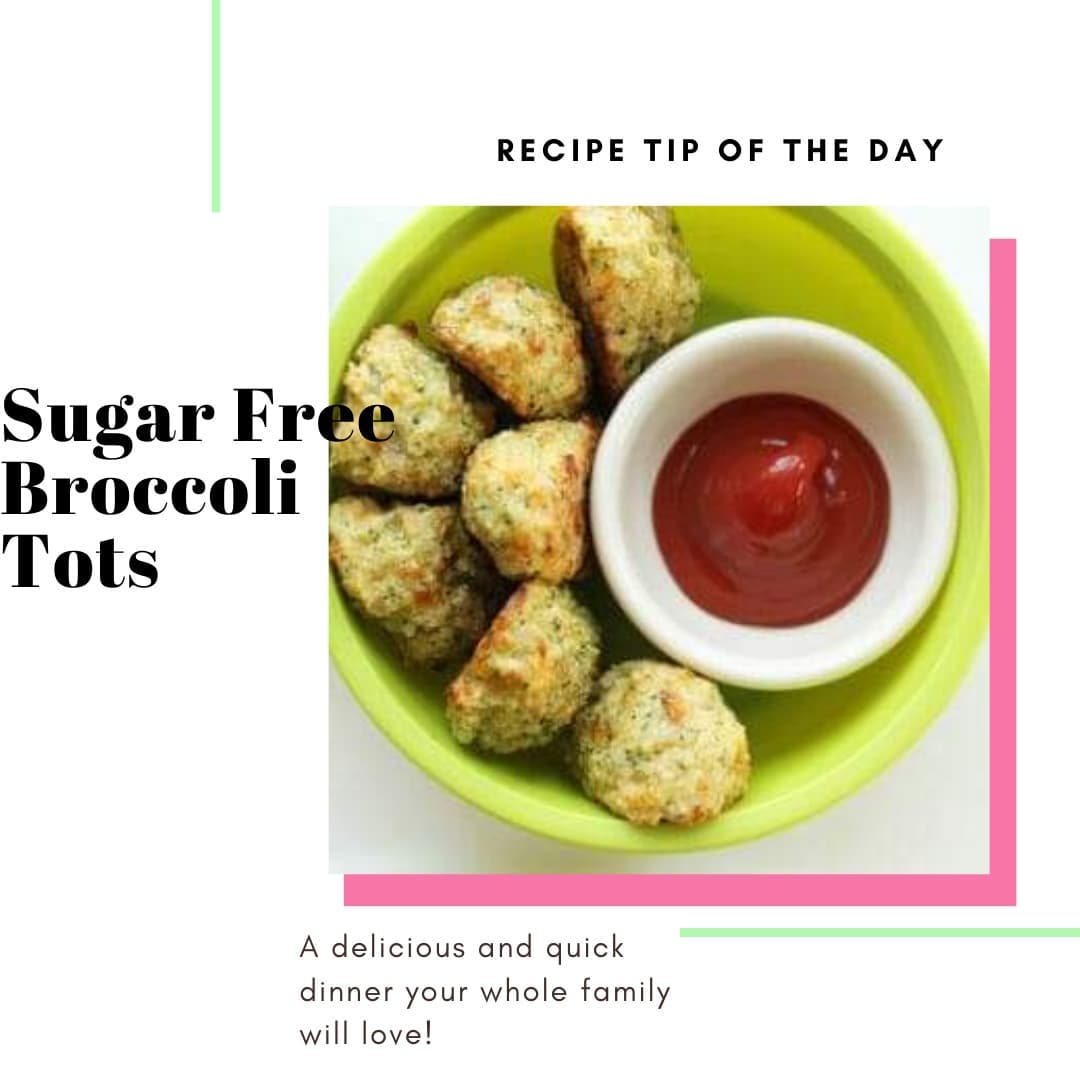 Sugar Free Broccoli Tots Recipe from @sugar.free.mom - Fooooods.com