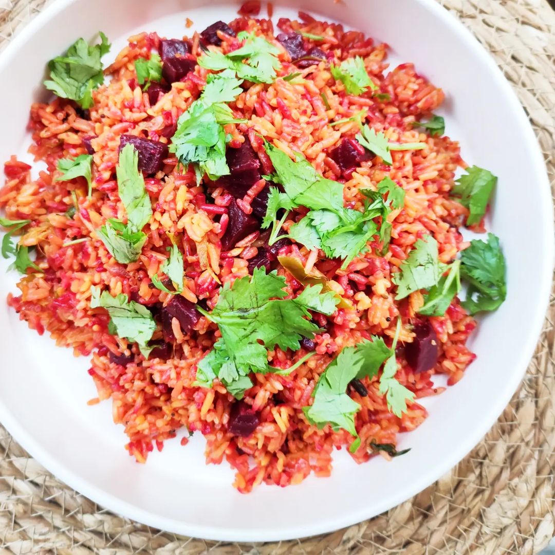 Beetroot Pulao (Beetroot Rice) Recipe from @wondernonieskitchen ...