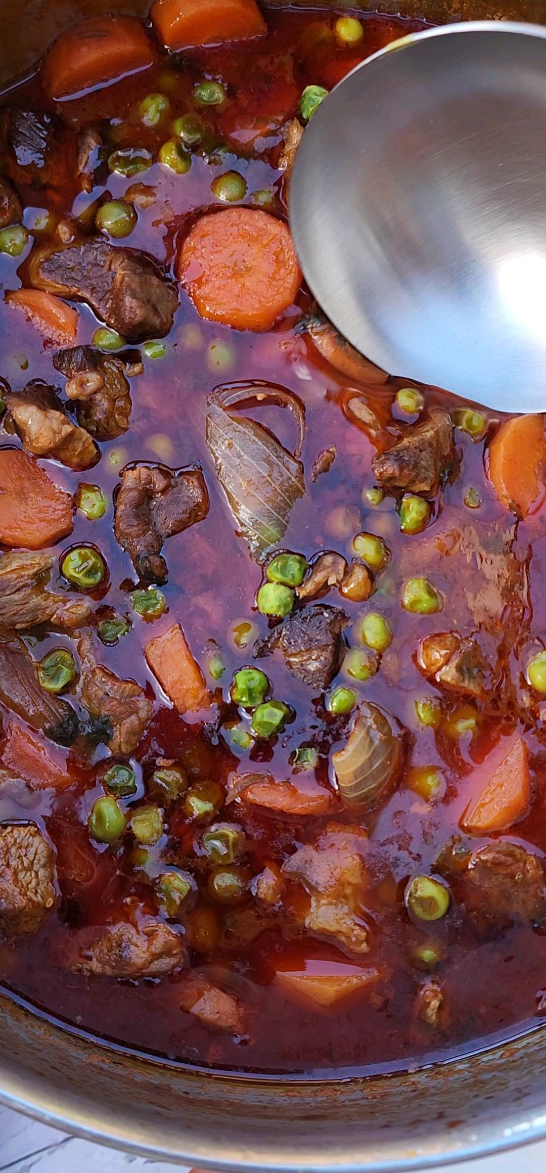 Bazella (Lamb & Pea Stew) Recipe from @normasfooddiary - Fooooods.com