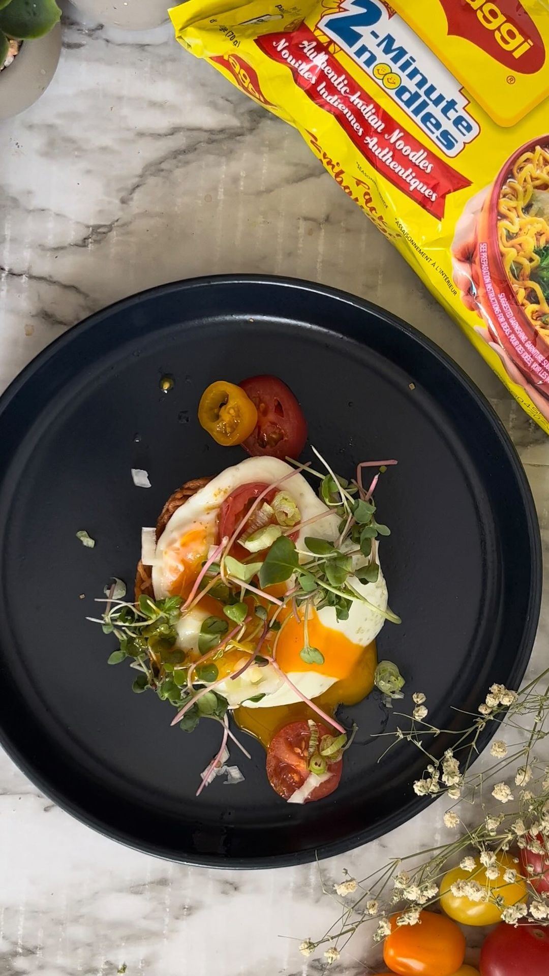 Maggi Nest Recipe from @thebukharigirls - Fooooods.com