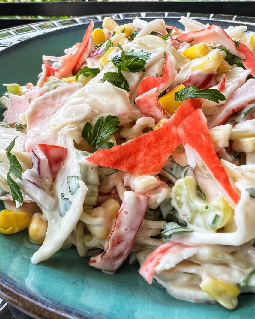 Seafood Salad Recipe from @korkyskitchenofficial_ - Fooooods.com