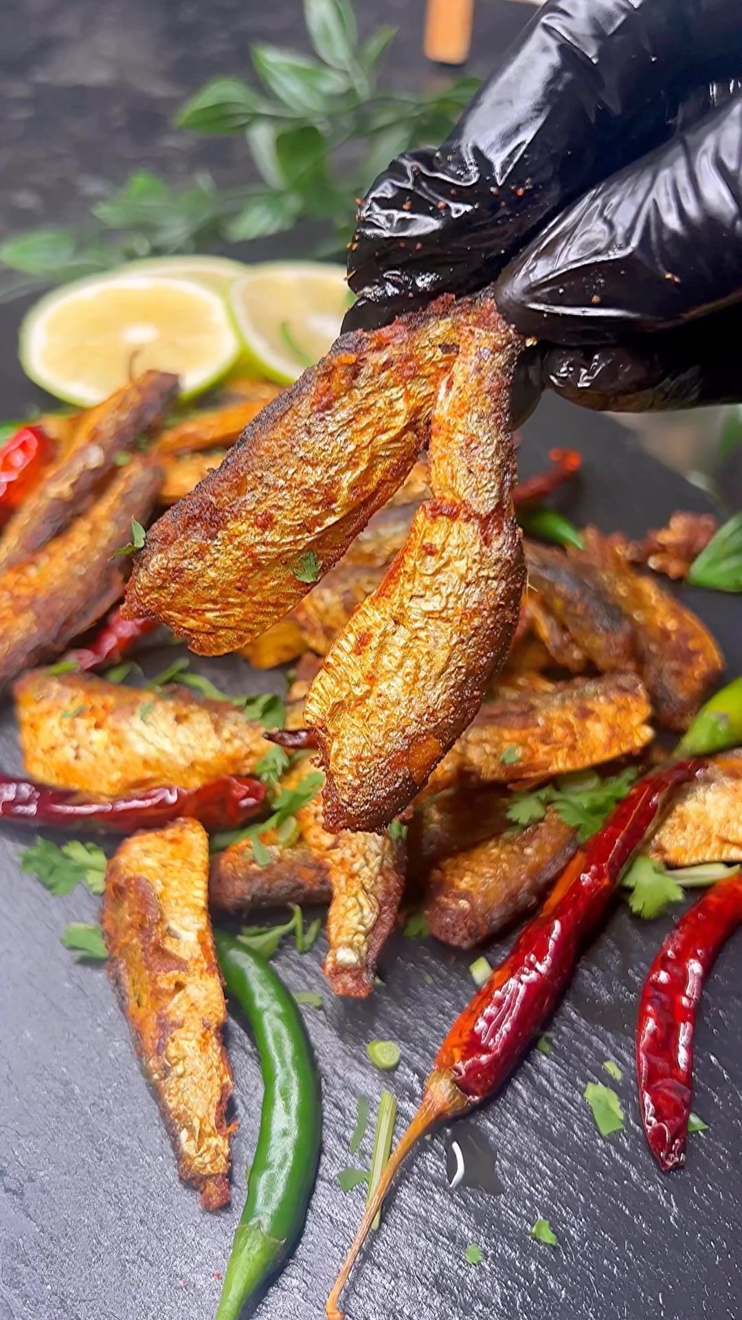 Fried Sprat Fish Recipe from @reznacooks - Fooooods.com