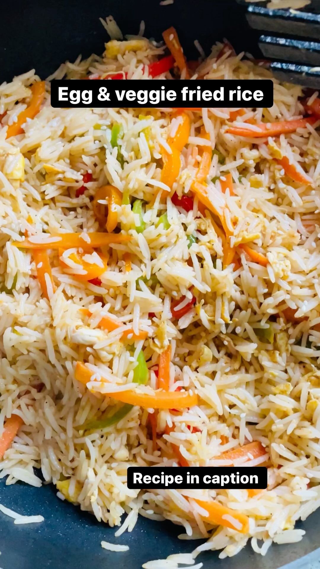 Pakistani Style Chinese Eggs & Veggies Fried Rice Recipe from @bon ...