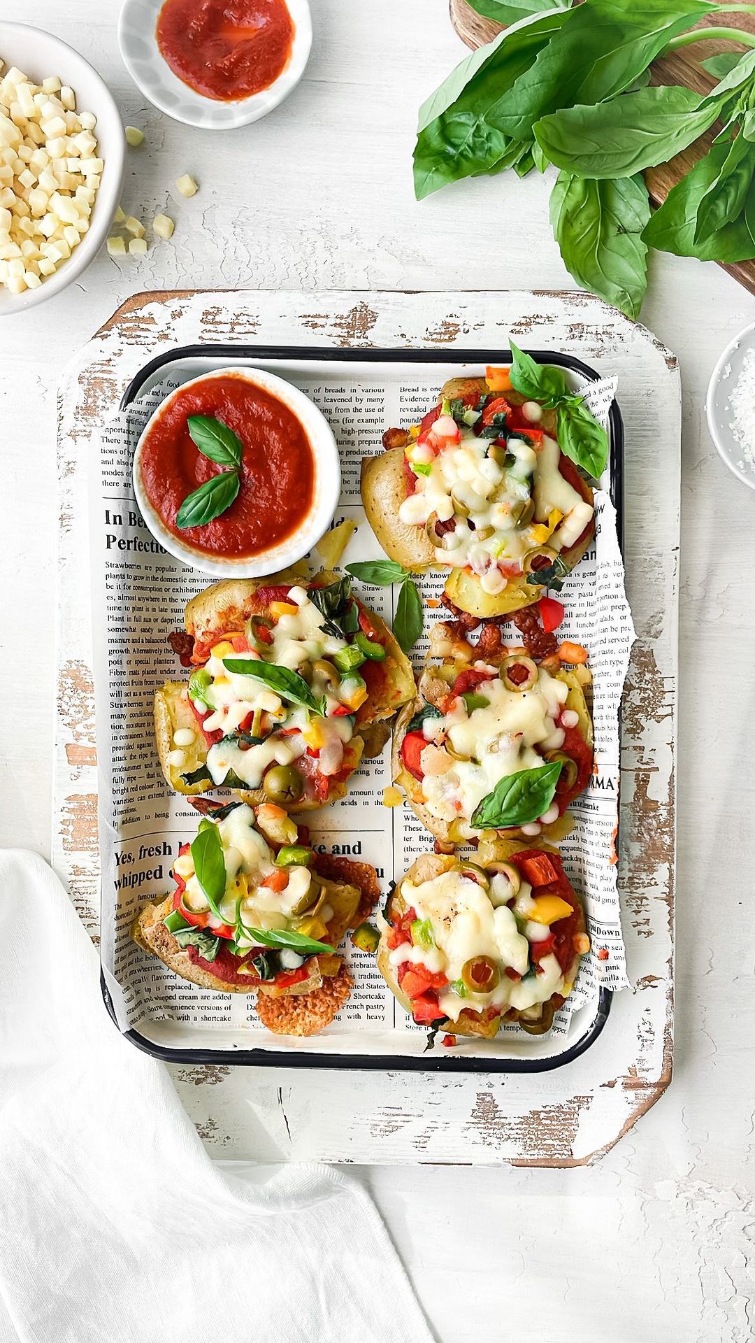 Pizza Potatoes Recipe from @kristelskitchenblog - Fooooods.com