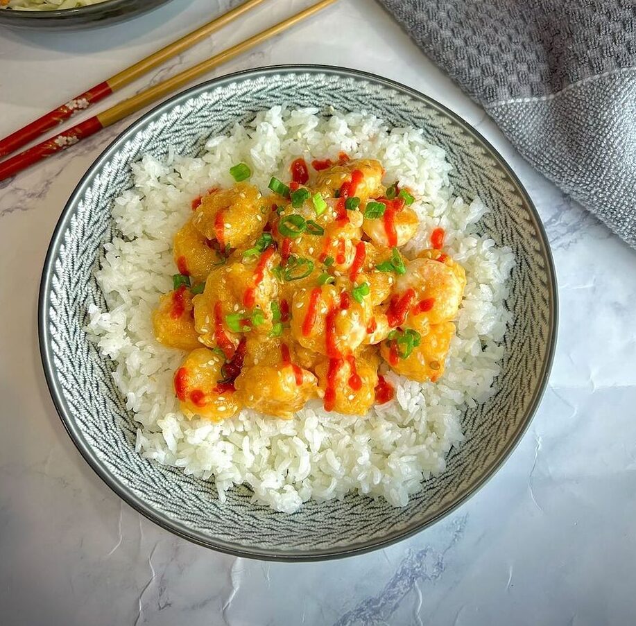 Bang Bang Shrimp Rice Bowl Recipe from @baiti_ana - Fooooods.com