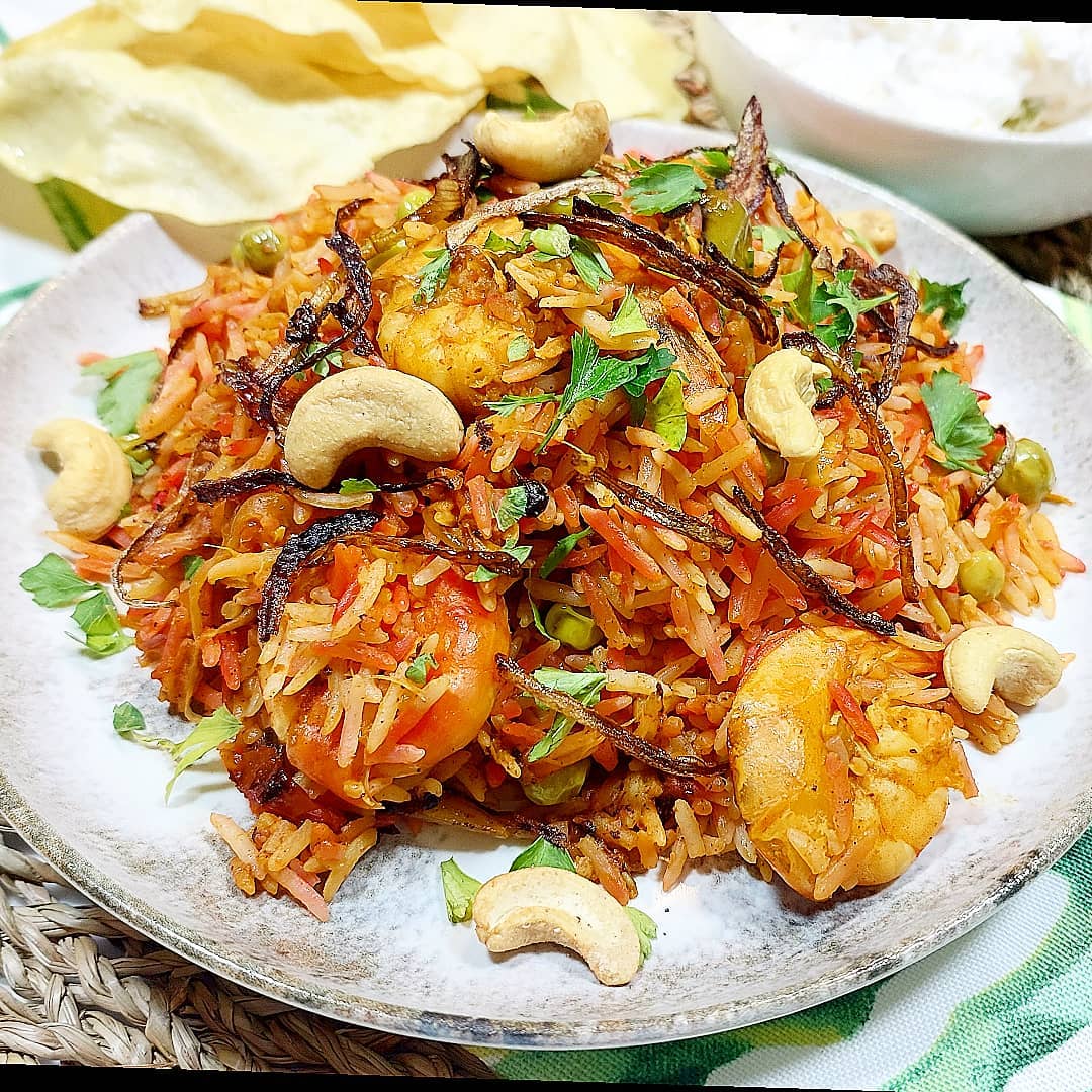 Prawn Biryani Recipe from @wondernonieskitchen - Fooooods.com