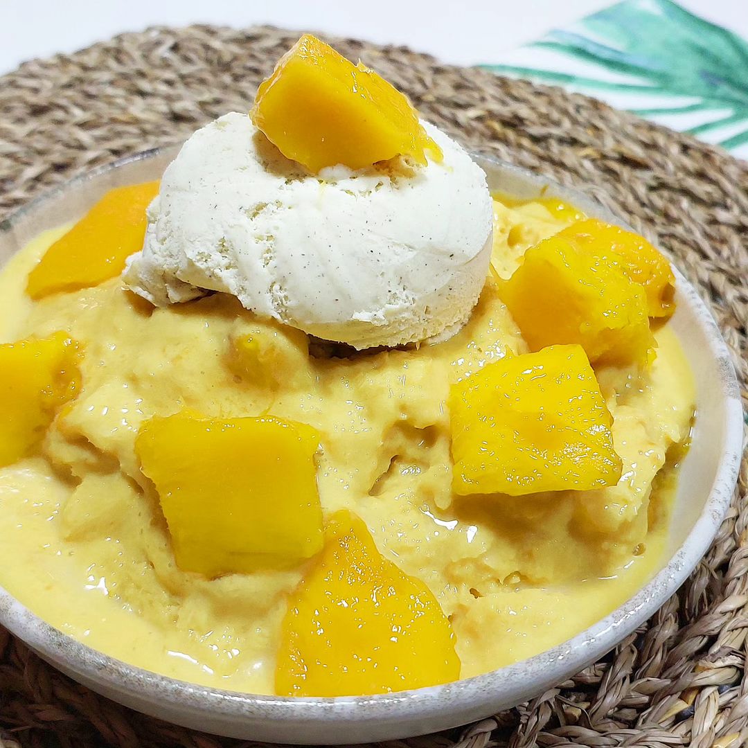 Mango Bingsu Recipe from @wondernonieskitchen - Fooooods.com