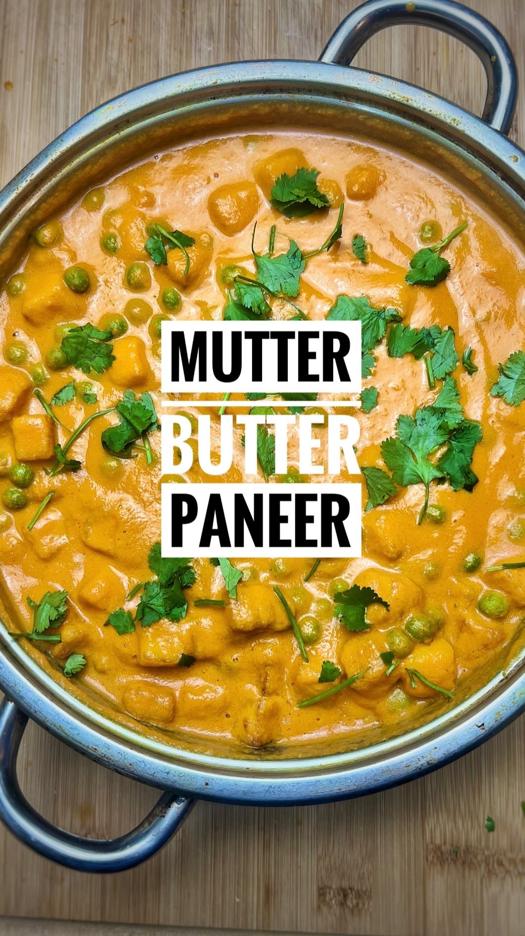 Mutter Butter Paneer Recipe from @whenmeateatsveg - Fooooods.com
