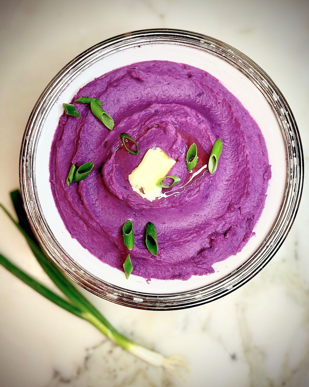 Mashed Purple Sweet Potatoes