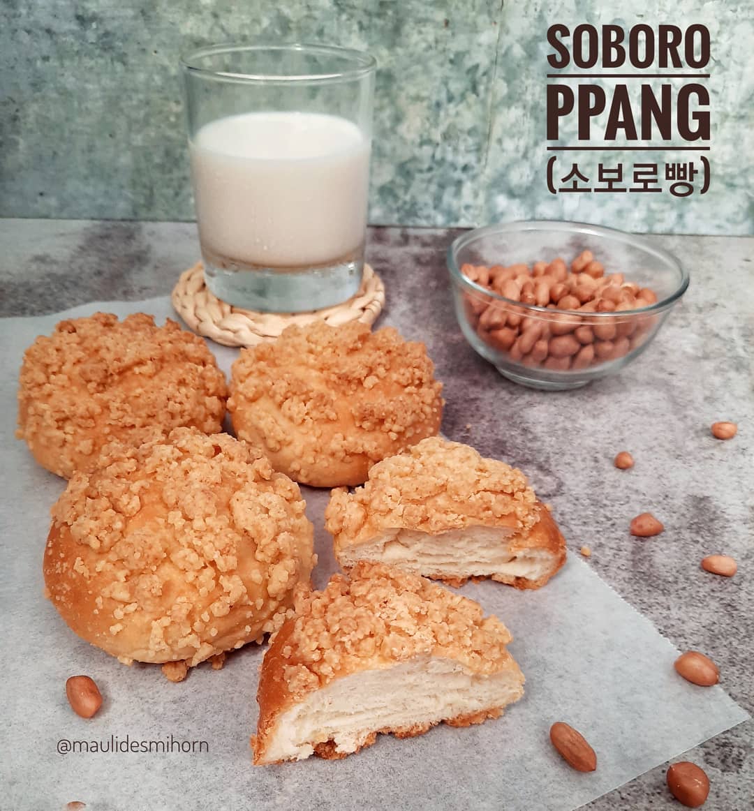 Resep Soboro – Ppang (Korean Streusel Bread) dari @maulidesmihorn
