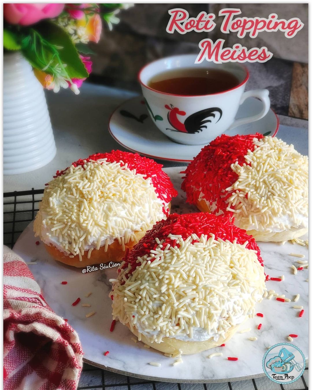 Resep Roti Topping Meises dari @rita_siucien