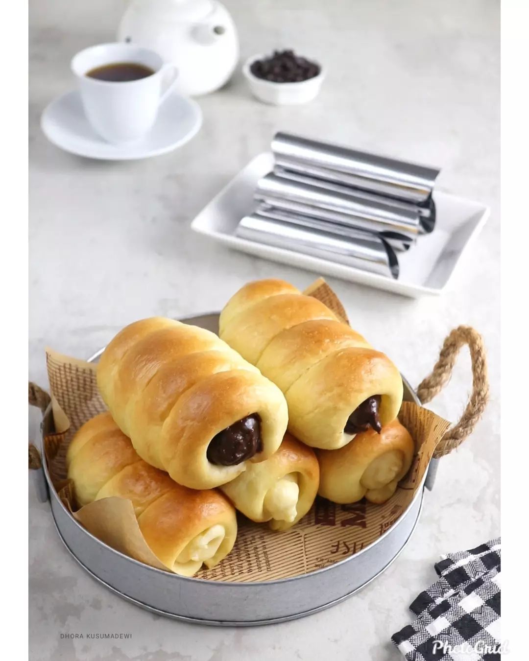 Resep Roti Isi Fla dari @dhora_kusumadewi