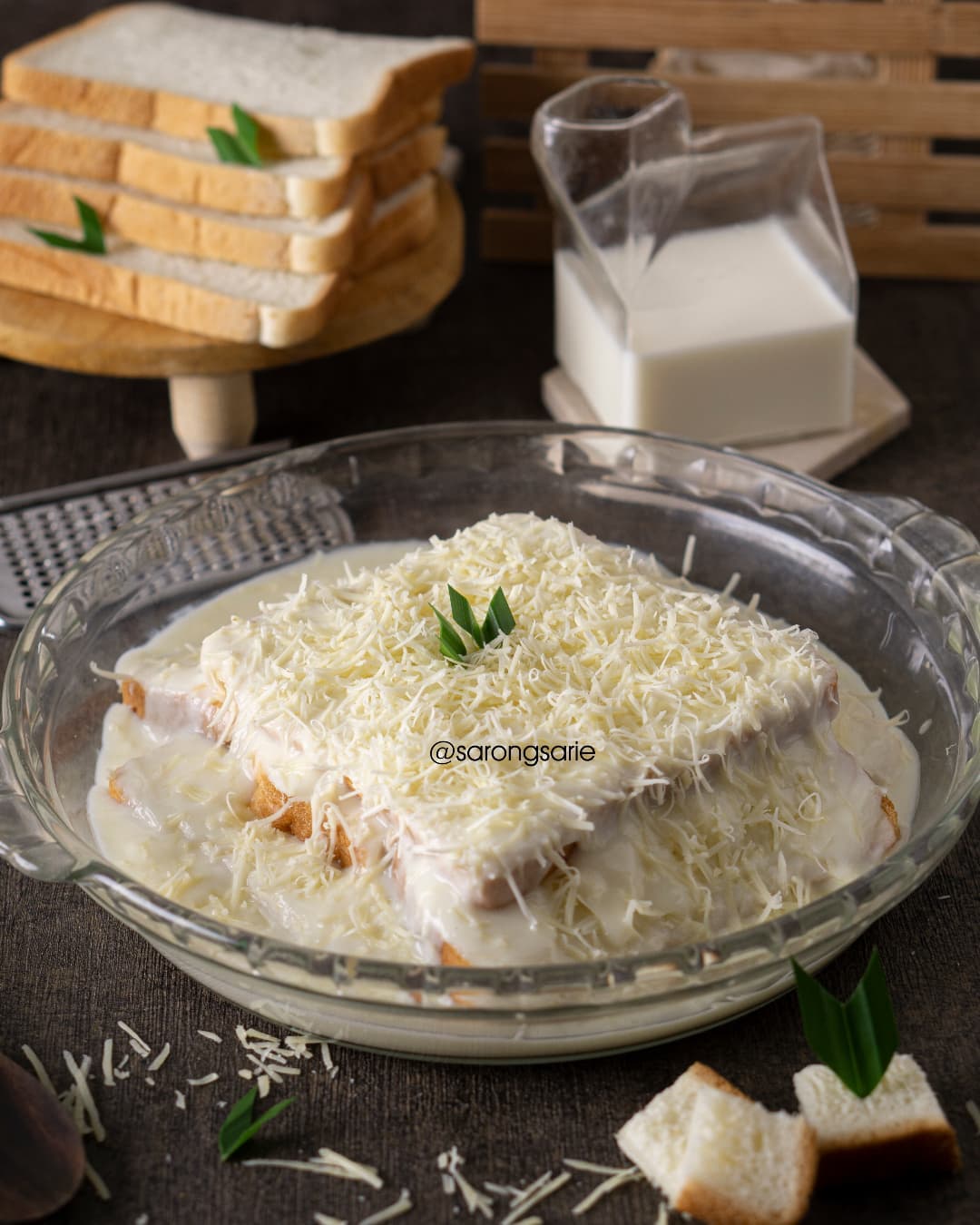 Resep Setup Roti Tawar Keju dari @sarongsarie