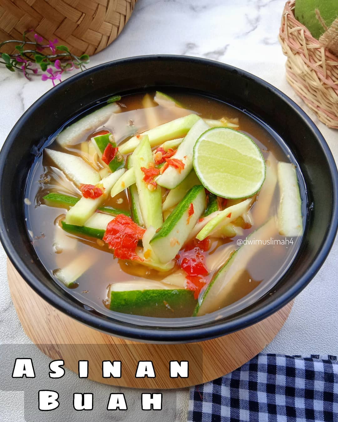 Resep Asinan Buah dari @dwimuslimah4