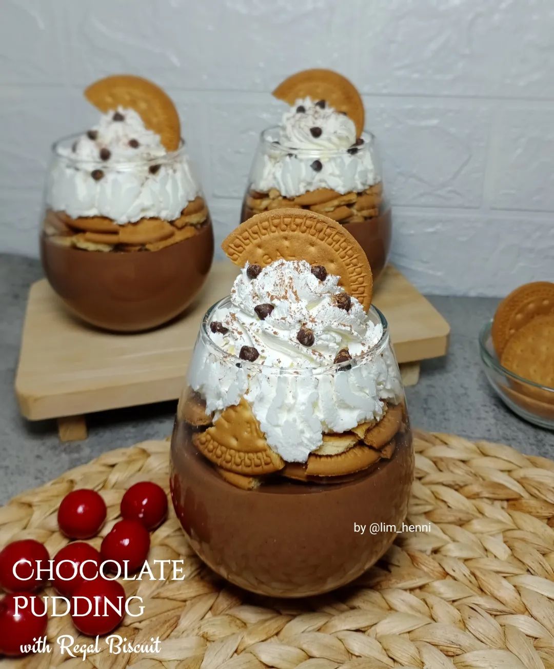 Resep Chocolate Pudding With Regal Biscuit dari @lim_henni