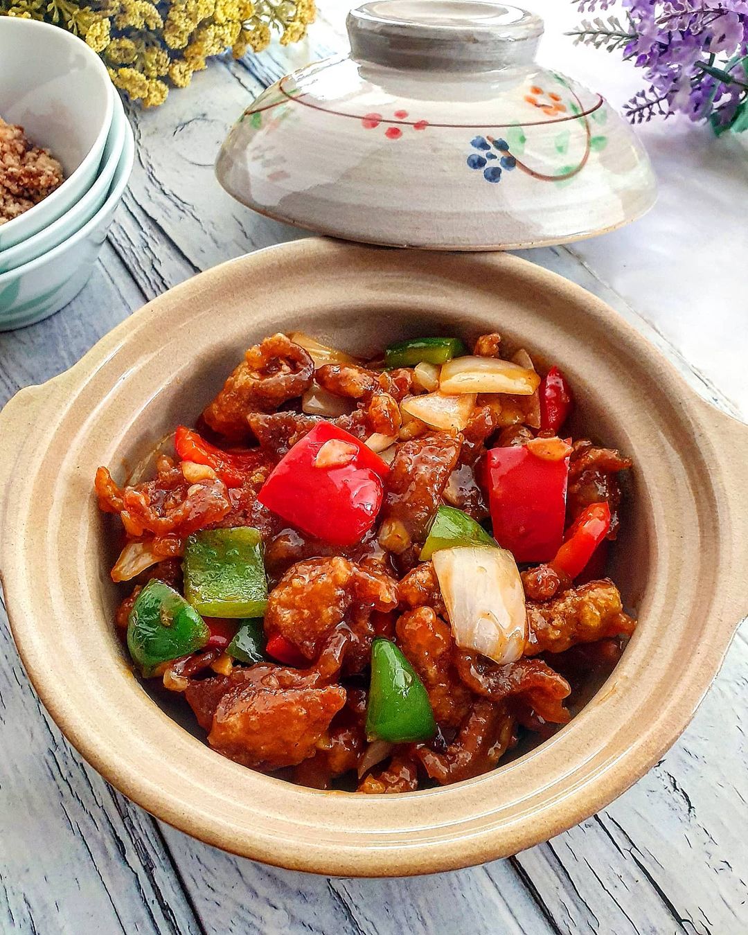 Resep Crispy And Spicy Beef Paprika dari @yscooking