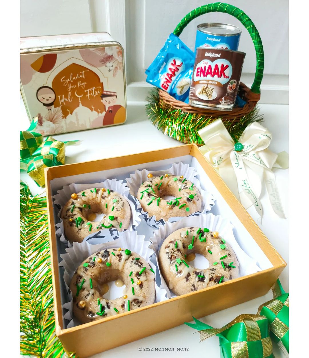 Resep Bolu Susu Donat Kurma Dengan Saus Caramel Kental Manis dari ...