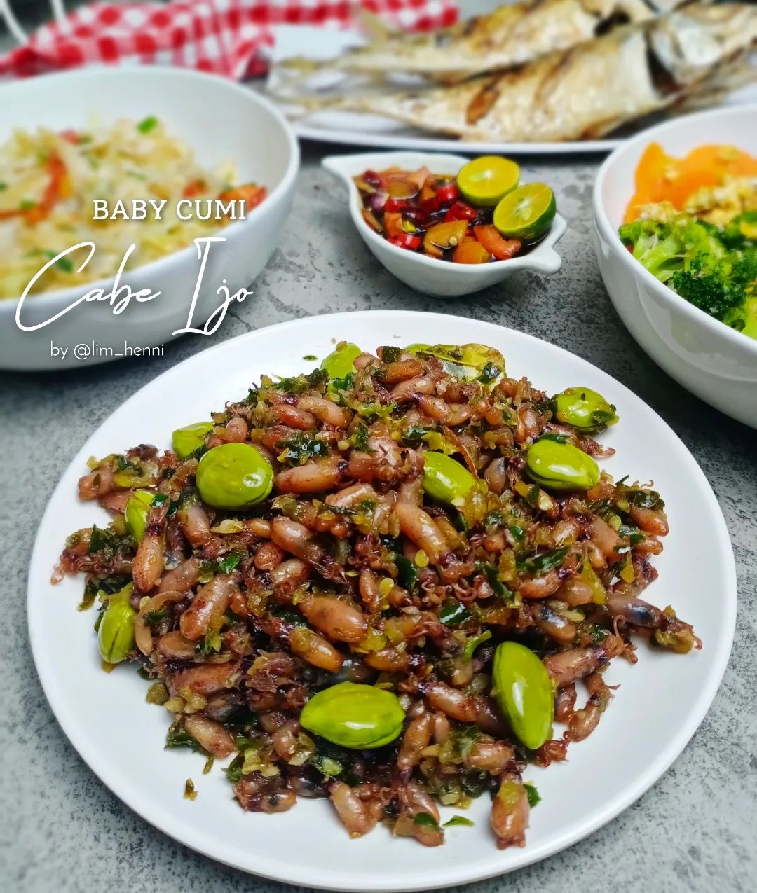 Resep Baby Cumi Cabe Ijo dari @lim_henni