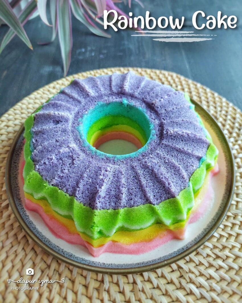 Resep Rainbow Cake dari @dapur_izma