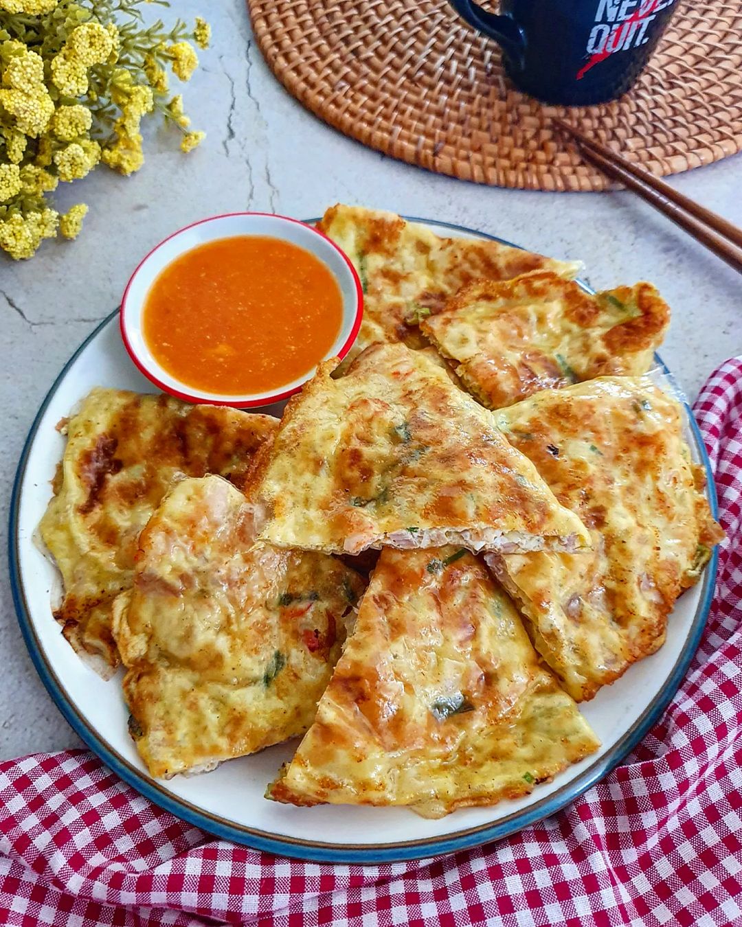 Resep Martabak Rice Paper dari @yscooking