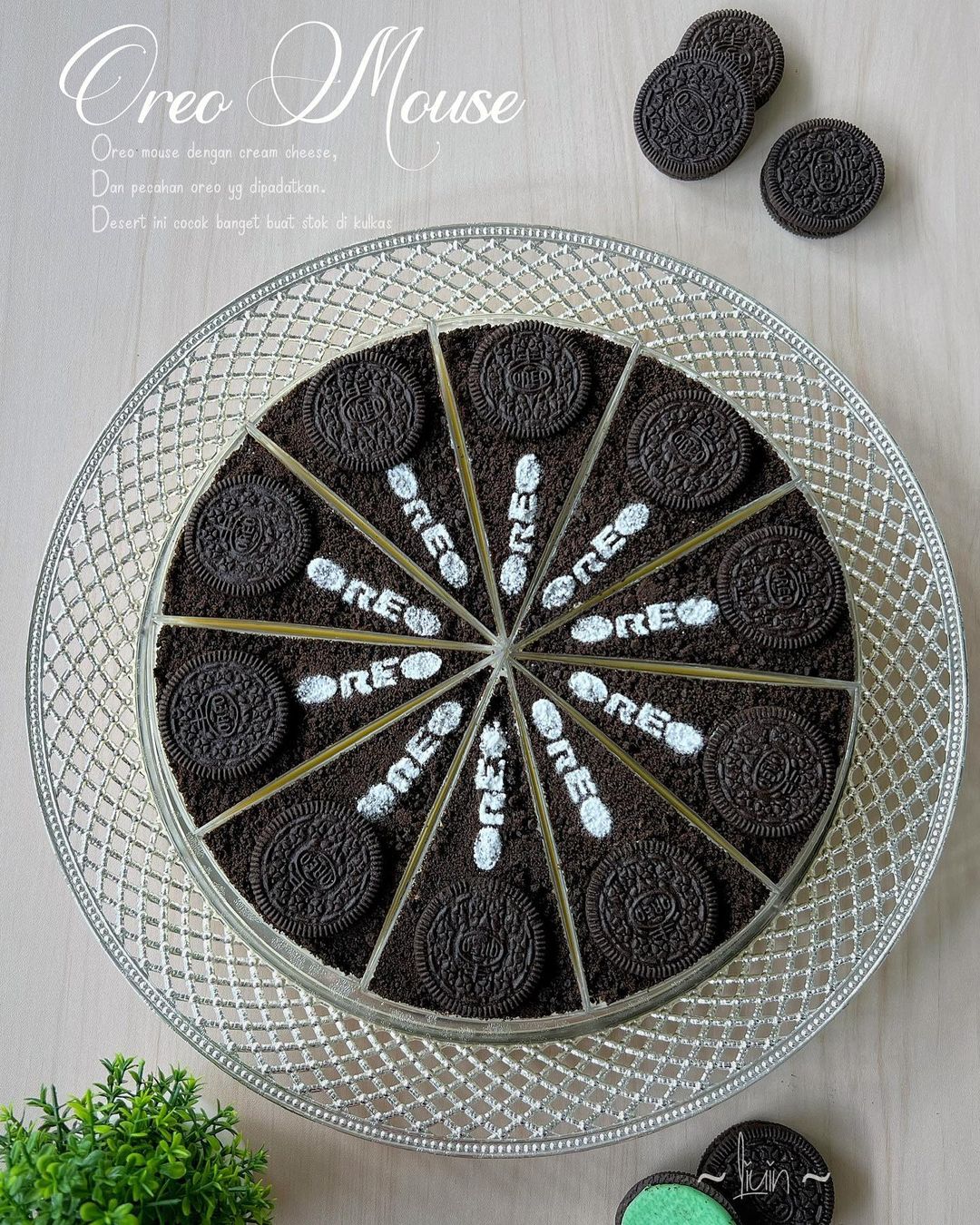 Resep Oreo Mouse dari @liuin85