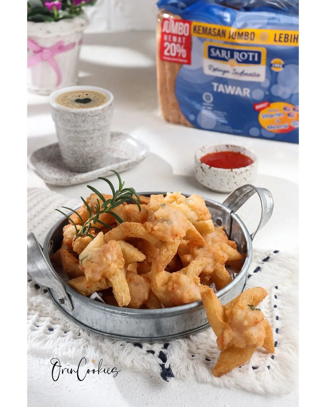 Resep Roti Goreng Kincir Udang dari @orincookies