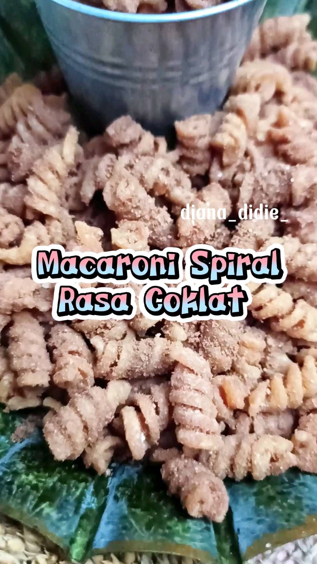 Resep Crispy Chocolate Spiral Macaroni dari @diana_didie_