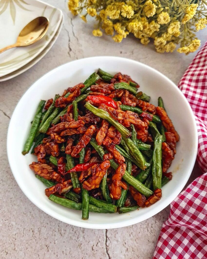 Resep Oseng Tempe Kacang Panjang dari @yscooking