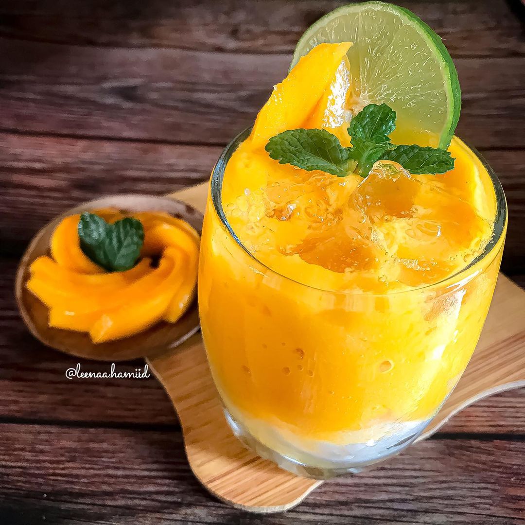 Resep Fresh Mango Juice dari @leenaa.hamiid