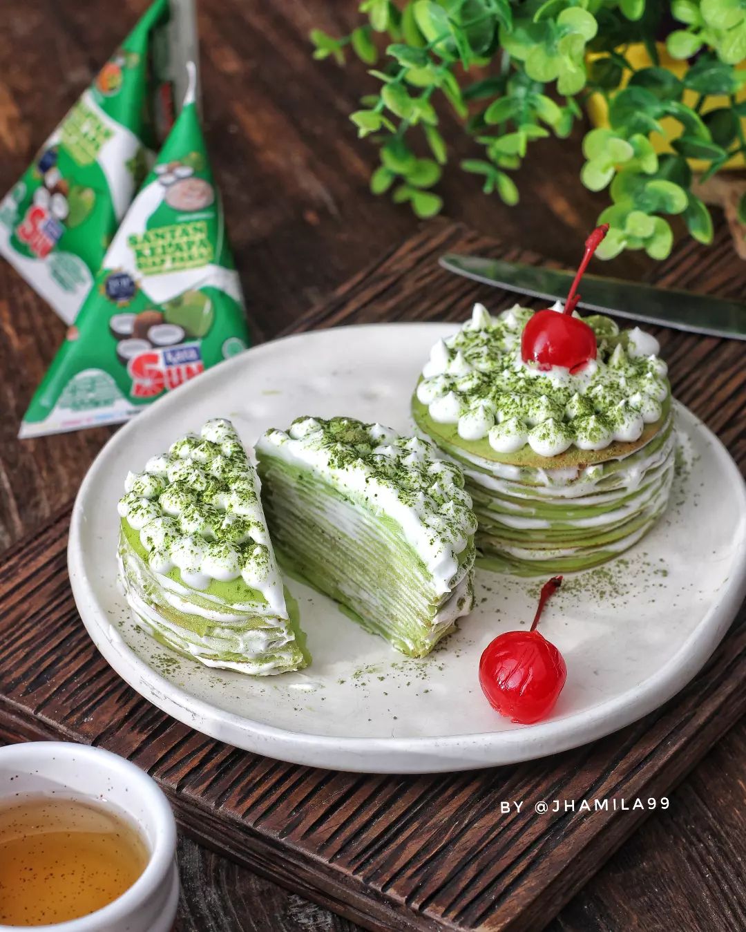 Resep Matcha Mini Crepes dari @jhamila99