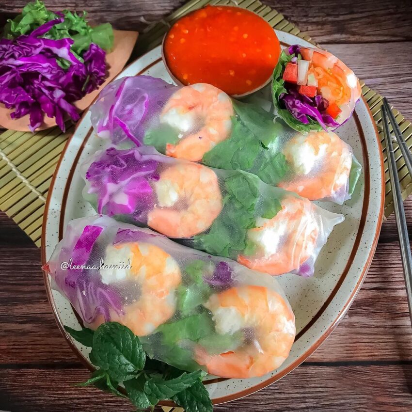 Resep Vietnamese Spring Roll dari @leenaa.hamiid