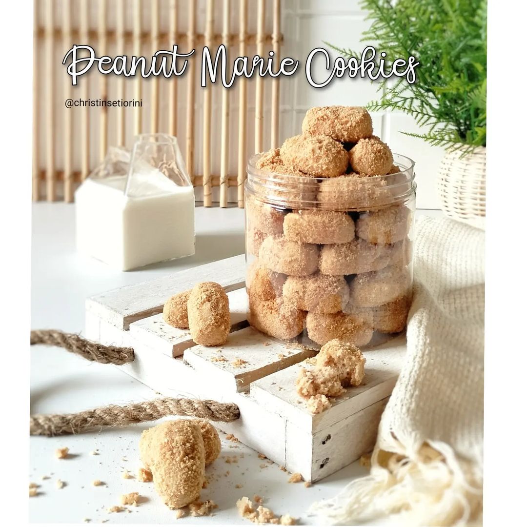 Resep Peanut Marie Cookies dari @christinsetiorini