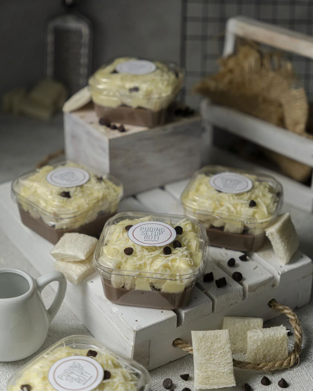 Resep Puding Setup Roti dari @sarongsarie