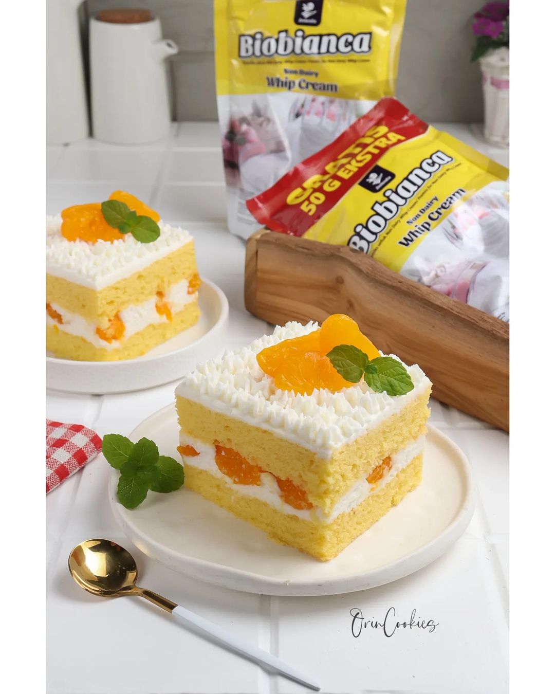 Resep Cake Jeruk Mandarin dari @orincookies