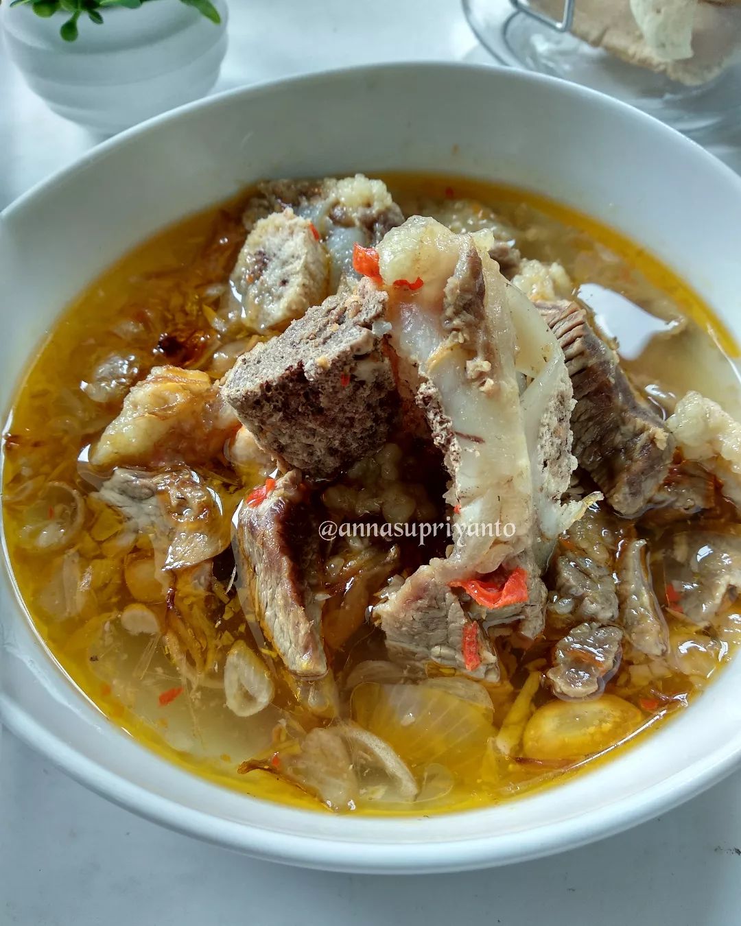 Resep Sup Daging & Iga Sapi dari @annasupriyanto