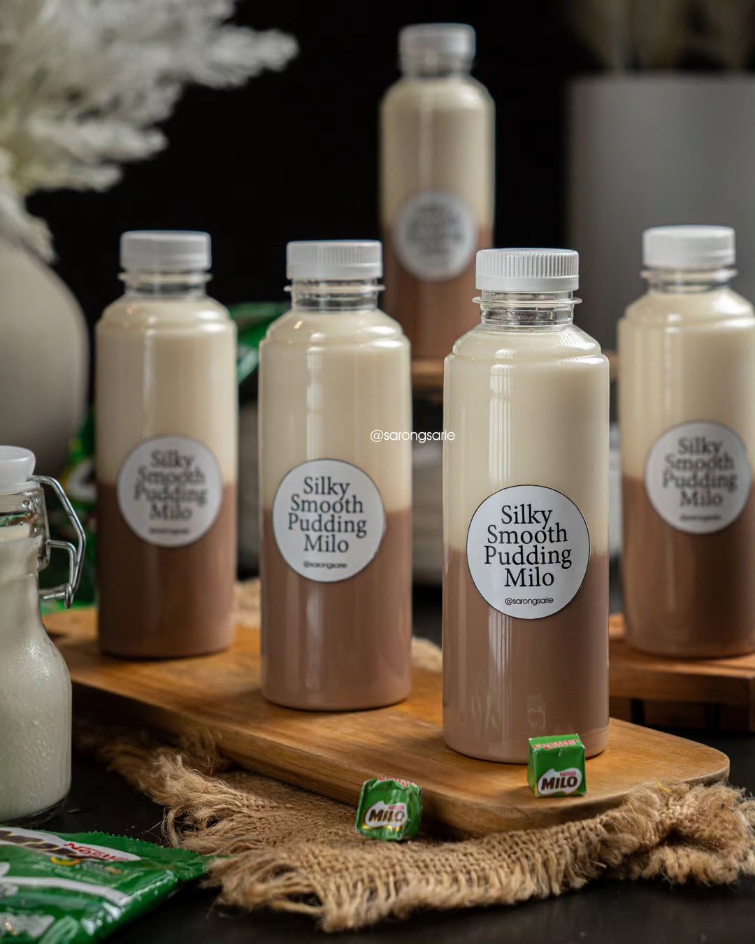 Resep Silky Smooth Pudding Milo dari @sarongsarie