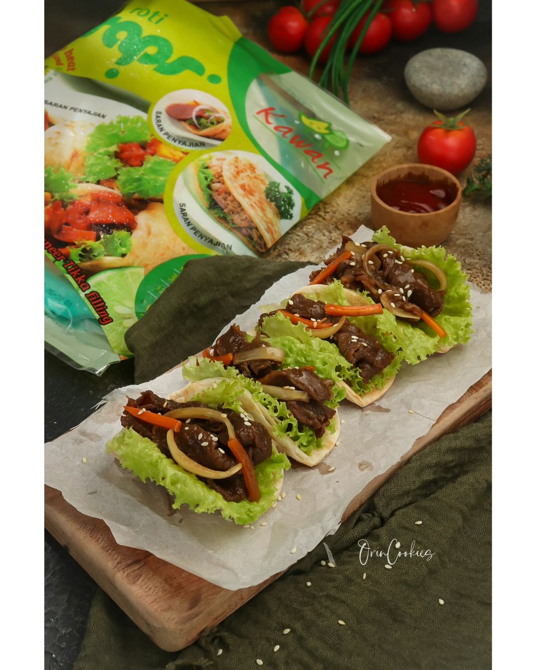 Resep Mini Taco Beef Bulgogi dari @orincookies