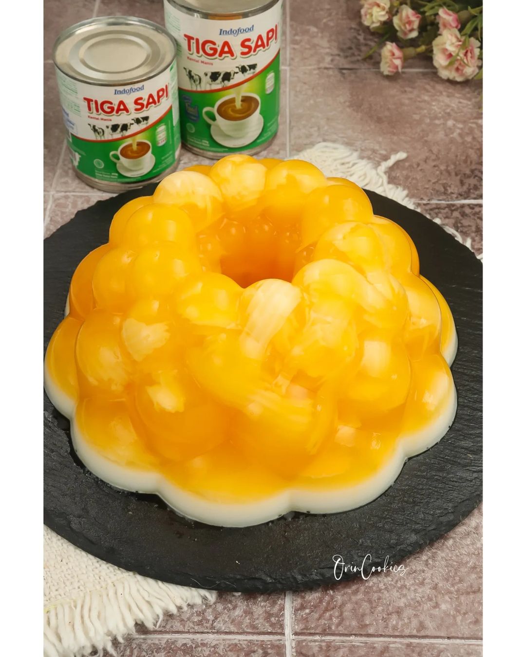 Resep Puding Jeruk Kelapa Kawe dari @orincookies